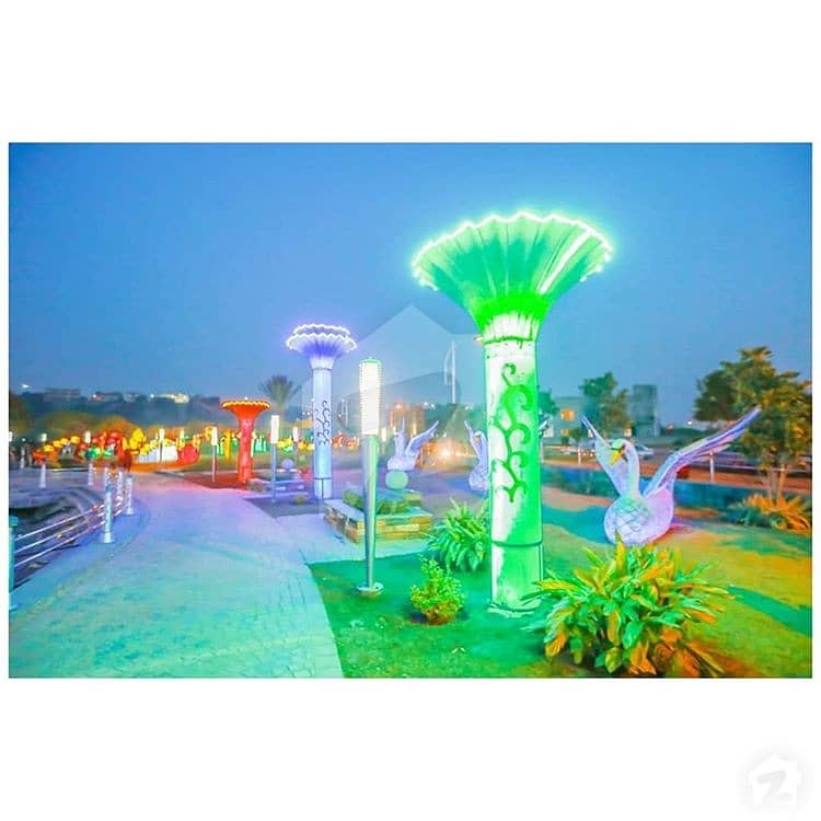 Corner Paid 10 Marla Residential Plot For Sale In Quaid Block Bahria ...
