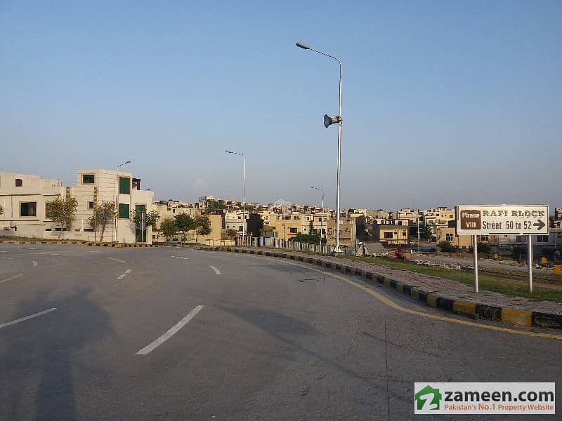 Phase 8 Rafi Block Boulevard Corner Plot Map Possession Paid Bahria ...