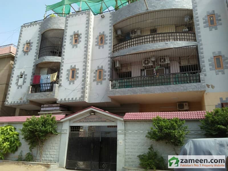Flat For Sale At 1st Floor Rehmeen Villas Block 9 Khekashan Clifton ...