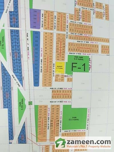 Pak arab F1 possession plots Pak Arab Society Phase 2 - Block F1, Pak ...