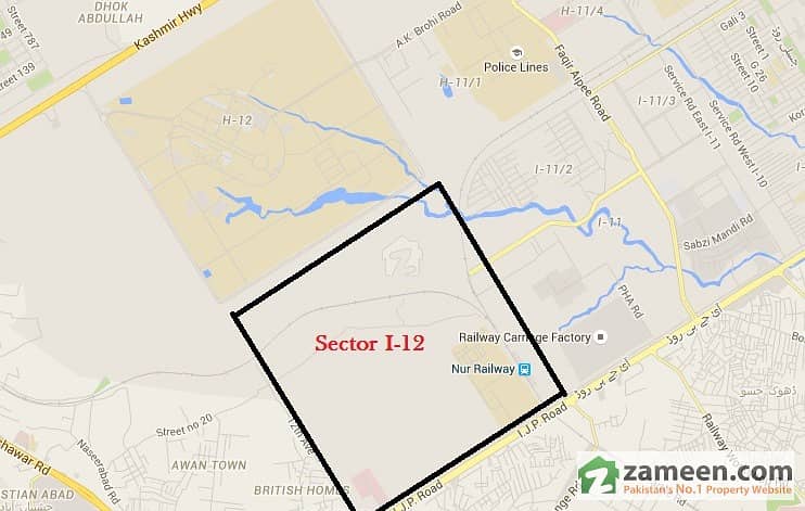 Residential Plot For Sale At CDA Sector I-12/4 I-12, Islamabad ...