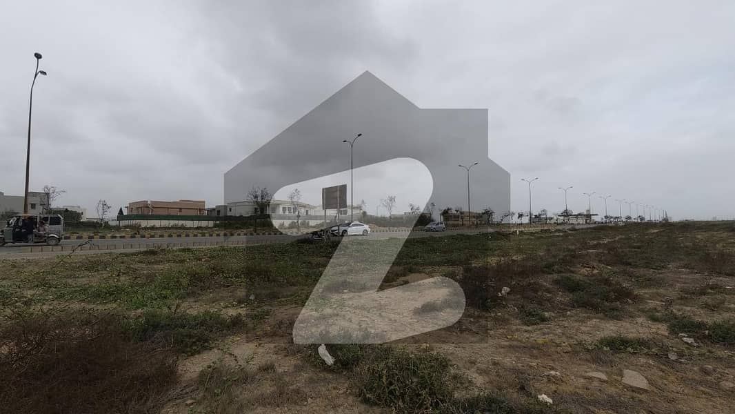 Defence Phase Viii, 500 Yards Plot On Beach Street 3a DHA Phase 8, DHA ...