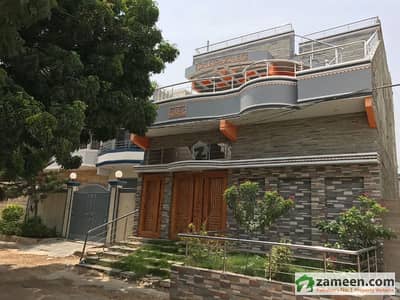 Newly Built Double Story House With Green Belt Opposite Malir Cantt ...