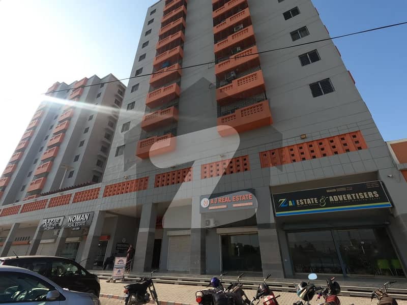 Stunning 1100 Square Feet Flat In Grey Noor Tower & Shopping Mall ...
