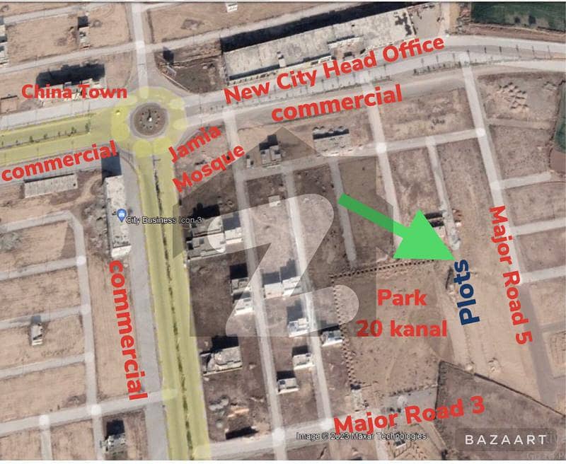 Park Face 5 Marla Plots R Block New City Phase 2 Wah Cantt New City ...