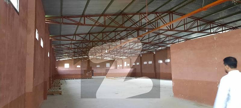 14,000sqft warehouse shed with offices parking 100kva transformer ...