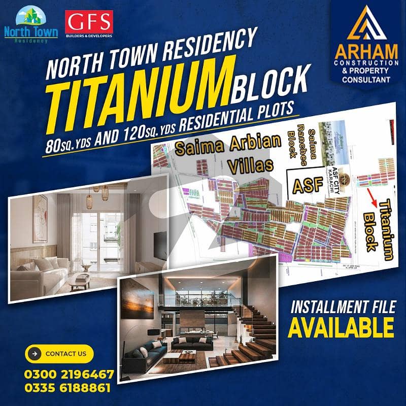 NORTH TOWN RESIDENCY PHASE 1 TITANIUM BLOCK North Town Residency ...