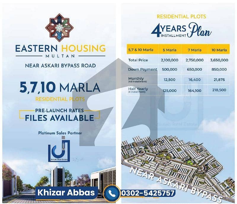 Eastern housing Multan Dream Garden, Purana Shujabad Road, Multan ...