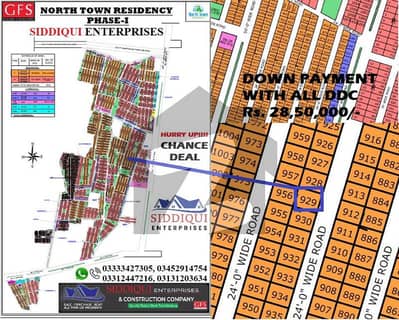 North Town Residency OLD BLOCK PLOT North Town Residency, Surjani Town ...
