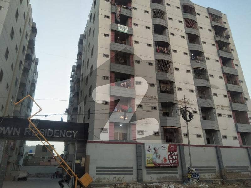 4 Rooms Flat For Sale In New Project Crown Residency North Karachi ...
