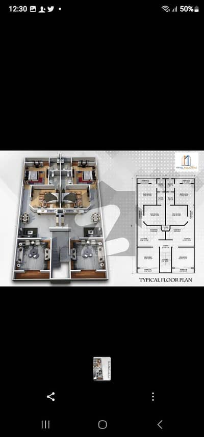2 bed drawing dining on installment PECHS Block 2, PECHS, Jamshed Town ...