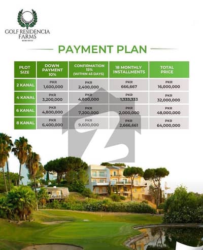 GOLF RESIDENCIA FARMS HOUSE AVAILABLE FOR SALE ON MAIN BARKI ROAD NEAR ...