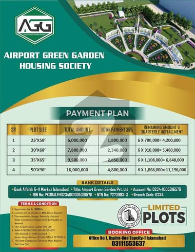 10 Marla (35x65) Just Book at 30% Down Payment Rest 1.5 Years in AGG ...