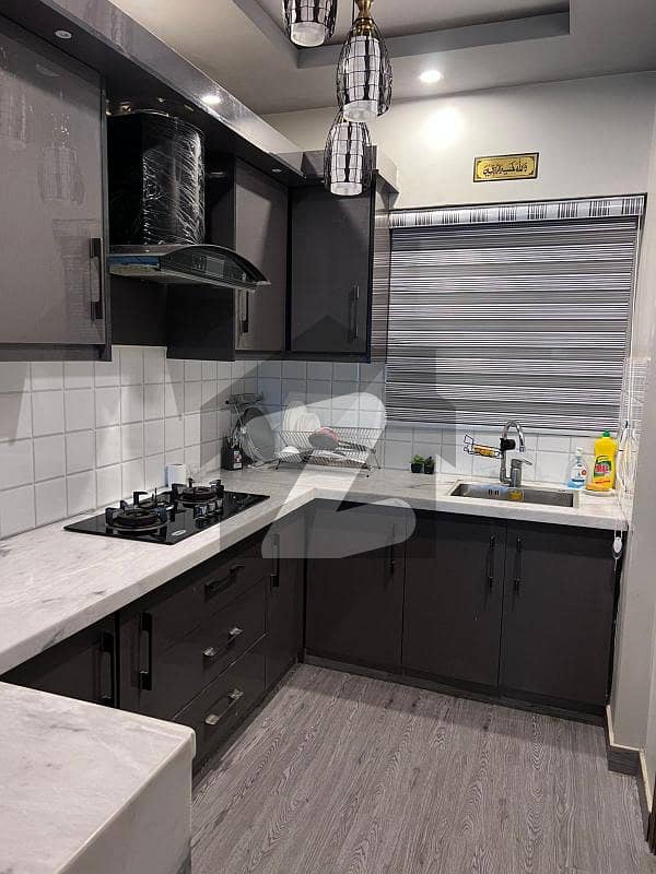 Bisma Greens 3 bed drawing dining West Open Apartment Block 15 Jauhar ...