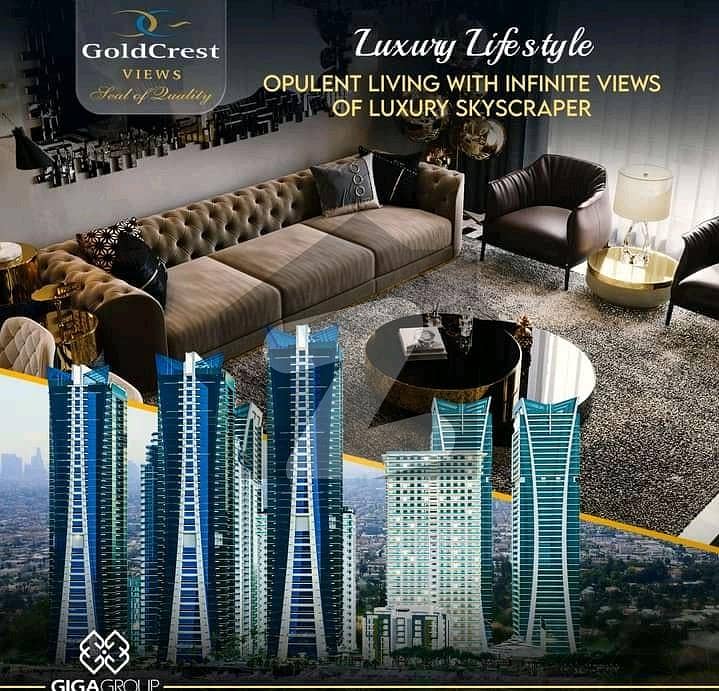 One Bedroom Apartment For Sale In Goldcrest Highlife-1 Near Giga Mall ...