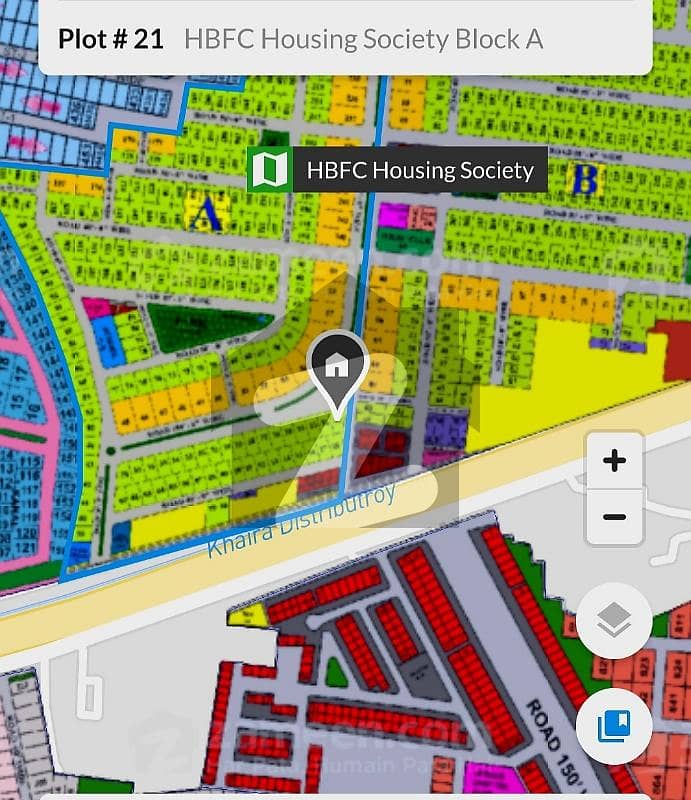 HBFC Society Corner Plot Main 100ft Road HBFC Housing Society - Block A ...