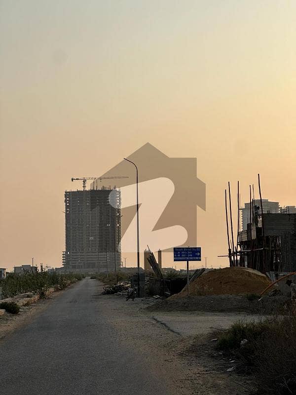 Prime Plot In DHA Karachi Phase 8 Defence Street 3 Zone D With Park ...