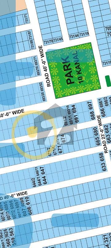 5 Marla Plot Back To Park Available For Sale In DHA Phase'9 Town Lahore ...