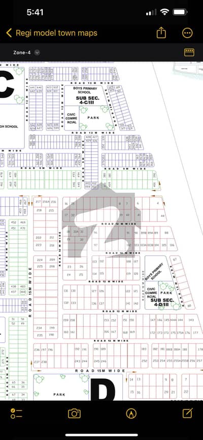 Zone 4 sector D-3 Regi Model Town, Peshawar ID49246912 - Zameen.com