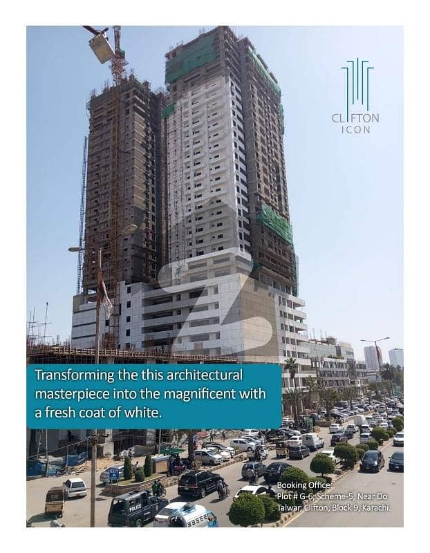 3 4 bed apartment available for sale on installment in clifton block 9 ...