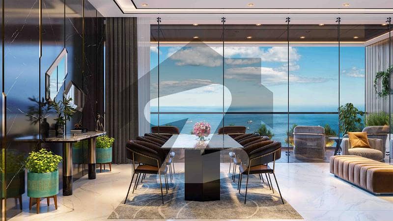 AA Waterfront Property Flat For Sale 4 Bedroom Luxury Apartment DHA Phase 8, DHA Defence ...