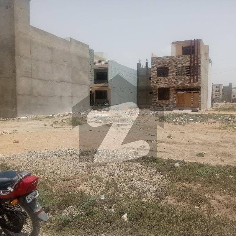 NEXT TO CORNER Transfer Stunning Prime Location 120 Square Yards Residential Plot In Saadi ...
