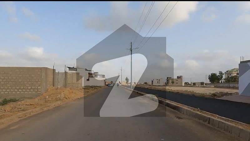 NEXT TO CORNER Transfer Stunning Prime Location 120 Square Yards Residential Plot In Saadi ...