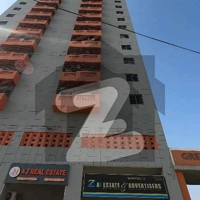 Prime Location 2200 Square Feet Flat In Grey Noor Tower & Shopping Mall ...