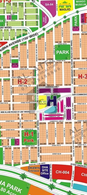 Dha multan good location plot available for sale DHA Phase 1 - Sector H ...