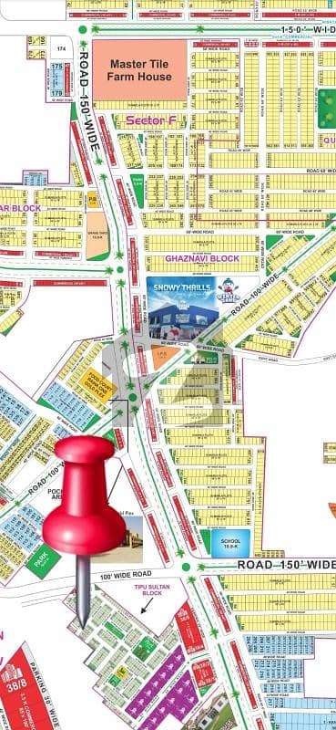 Plot New Deal, Open Form No Transfer Fee Bahria Town - Tipu Sultan ...