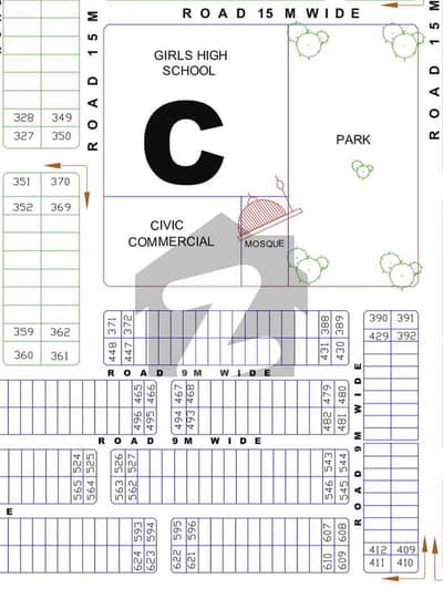 Zone 3 sector C 1 5mplot Regi Model Town Phase 3, Regi Model Town ...