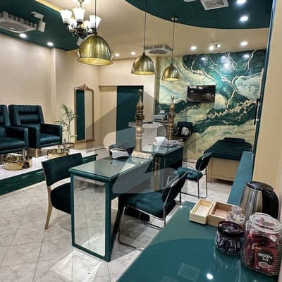Running Ladies Saloon setup For Rent In Gulberg Prime Location MM Alam ...