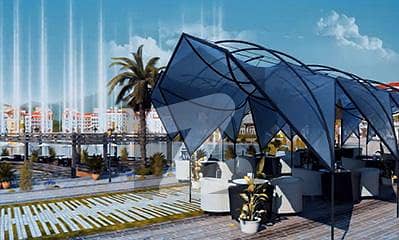 8 Marla Commercial Plot with View of Dancing Fountain in Park View City ...