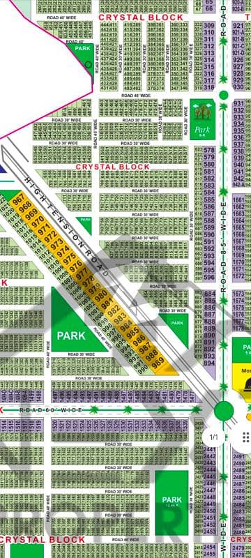 5 MARLA HOT LOCATION RESIDENCIAL PLOT IN CRYSTAL Park View City ...