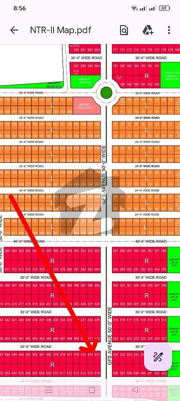 120 Sq Yard Residential Plot Available For Sale At Prime Location Of GFS North Town Phase 2 ...