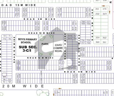 Zone 3 sector C 1 north plot Regi Model Town Phase 3, Regi Model Town ...