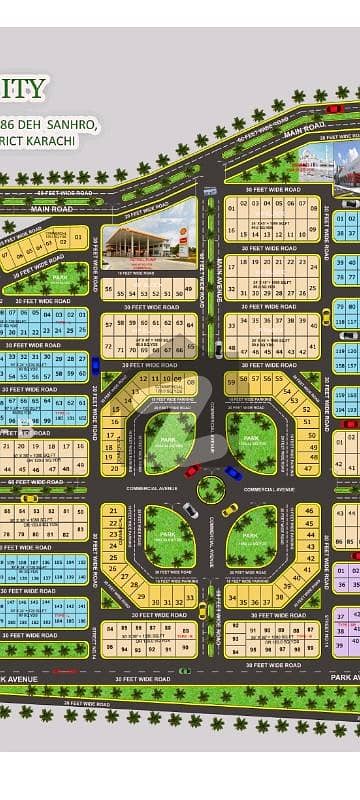 Residential plot Fatima Dream City, Memon Goth, Gadap Town, Karachi ...