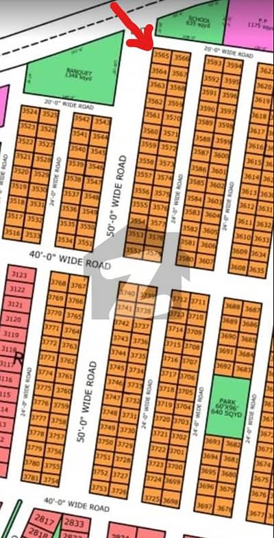 L - 3565 (50 FT Road + West Open + Corner) North Town Residency Phase ...