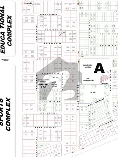 Regi model town zone 3 10marla plot Regi Model Town Phase 3, Regi Model ...
