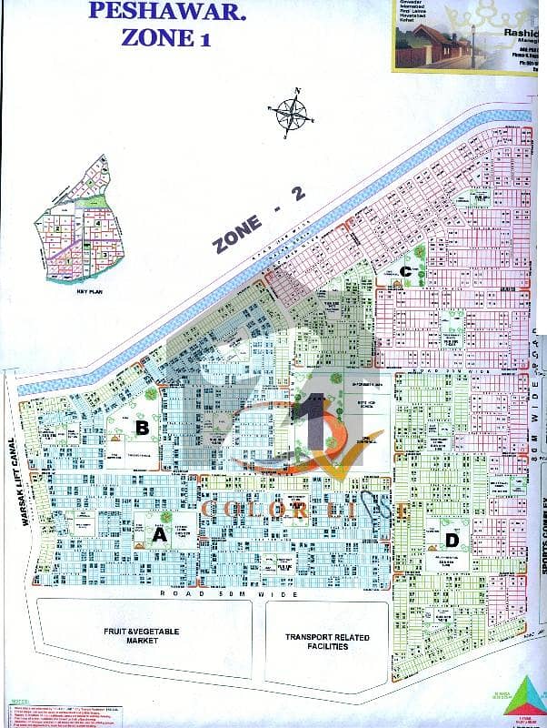 5 Marla Corner Plot For Sale In Regi Model Town Zone 1 Regi Model Town ...