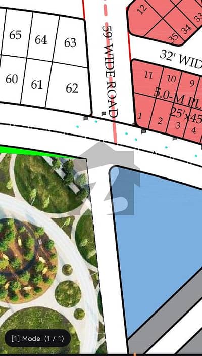 Prime 5 Marla Corner and Facing Park Plots for Sale in Din Gardens ...