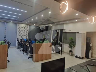 FURNISHED OFFICE FOR RENT IN DEFENCE RAYA ON HOT LOCATION Defence Raya ...