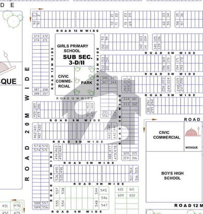 Zone 3 Sector D-2 5 Marla Plot Regi Model Town Phase 3, Regi Model Town ...