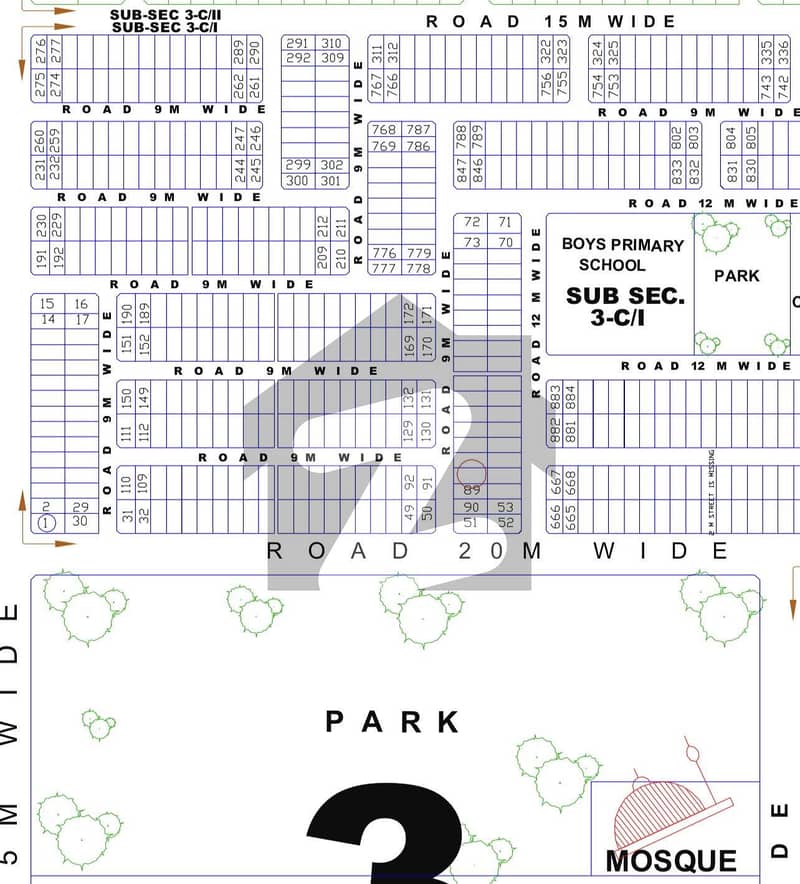Regi Model Town Zone 3 Plot Regi Model Town Phase 3, Regi Model Town ...