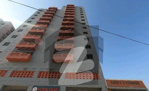Perfect 1350 Square Feet Flat In Grey Noor Tower & Shopping Mall For ...