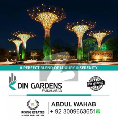 Din Gardens On Ground Plots Available park facing and corner on ...