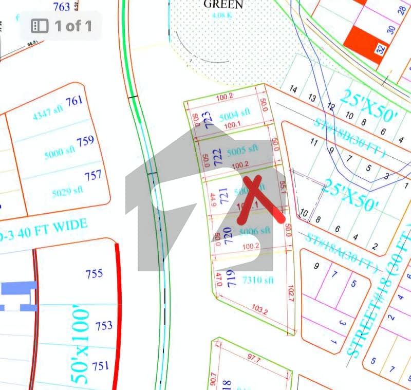 P - Block Main Boulevard Kanal Plot New City - Block P, New City, Wah ...