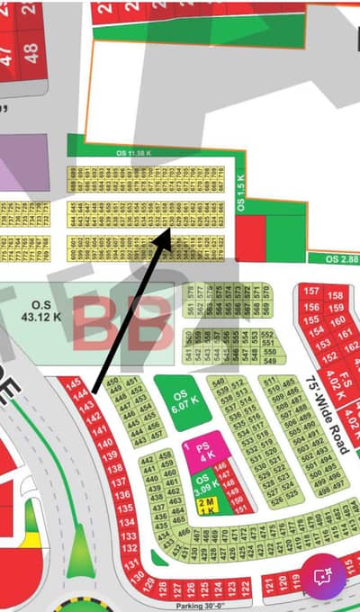 5 Marla Plot In BB Block LDA City Phase 1 - Block BB, LDA City Phase 1 ...