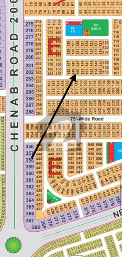 1 Kanal E Block Possession Plot LDA City Phase 1 - Block E, LDA City ...