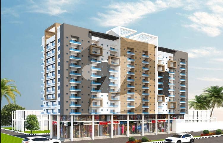 850 Sq Ft Flat In Main Commercial Road Of Saadi Town Scheme 33 Karachi ...